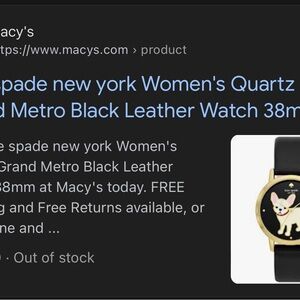 kate spade | Accessories | Kate Spade French Bulldog Watch | Poshmark